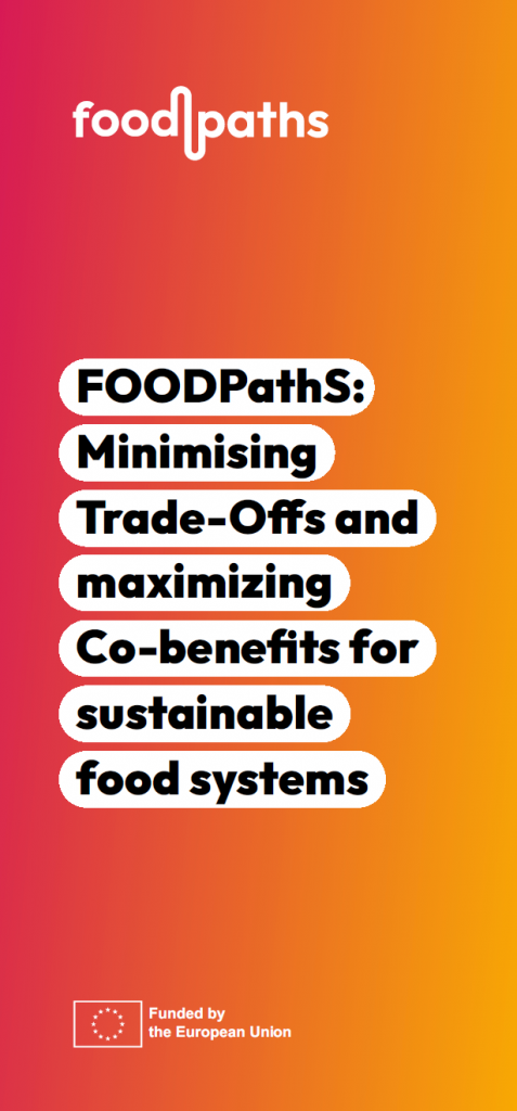Leaflet - Recommendations for an inclusive partnership - FOODPathS